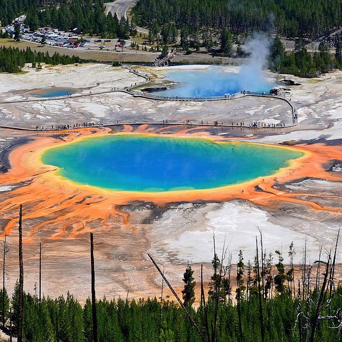 Yellowstone - Grand Prismatic Spring. Présentation et avis des voyageurs.